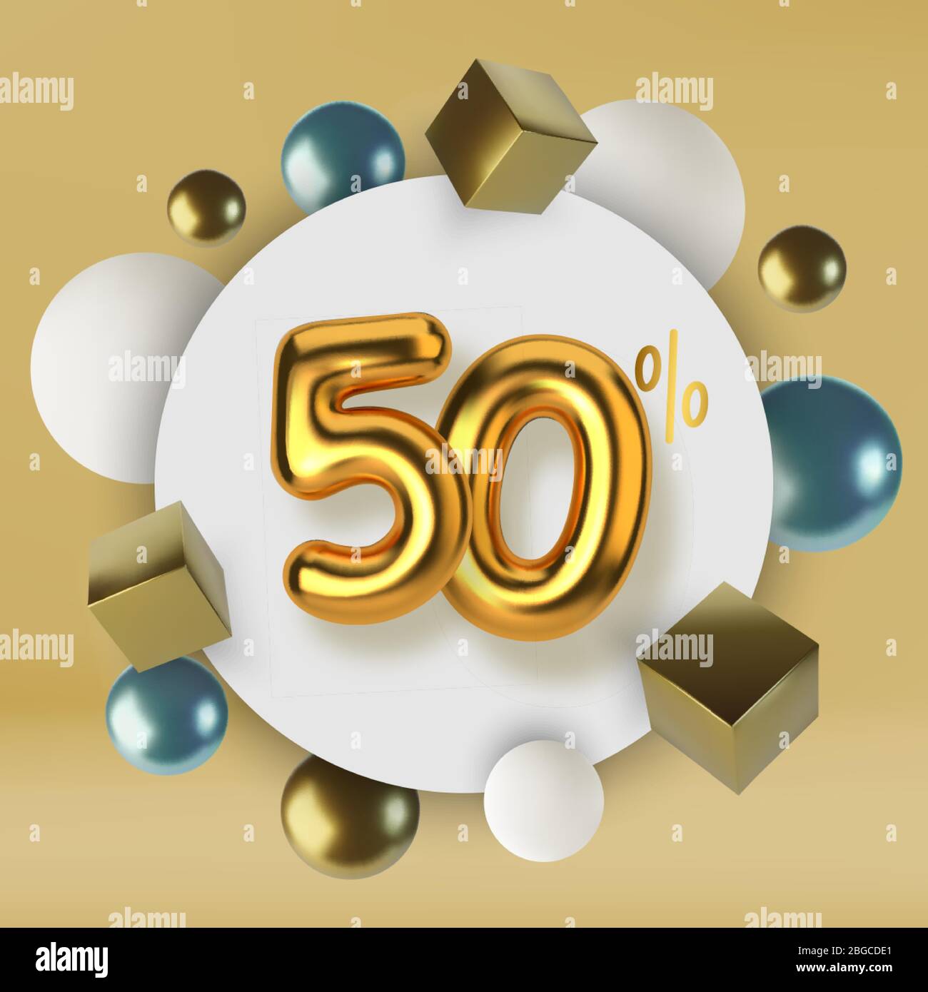 3d number 50 sale Stock Vector Images - Alamy