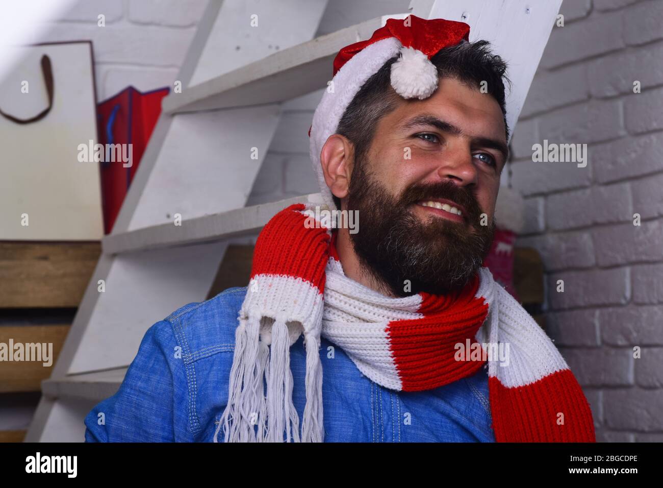 Dressed like santa santa hi-res stock photography and images - Alamy
