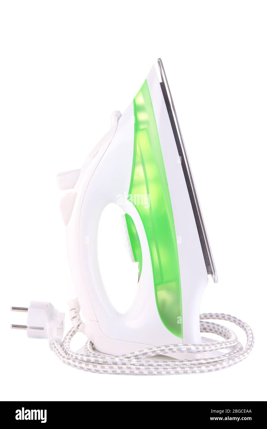 Iron isolated on white Stock Photo - Alamy