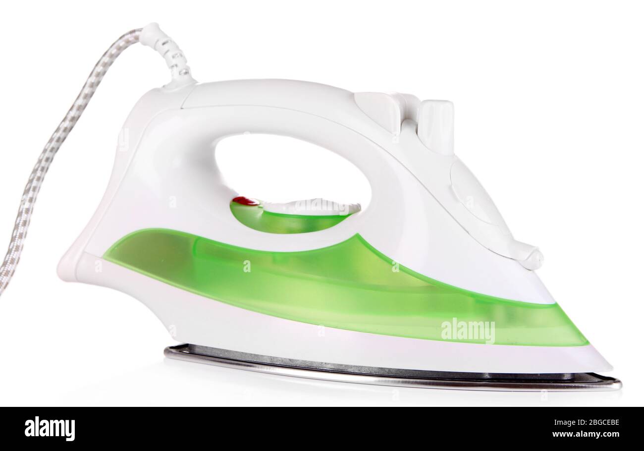 Iron isolated on white Stock Photo - Alamy