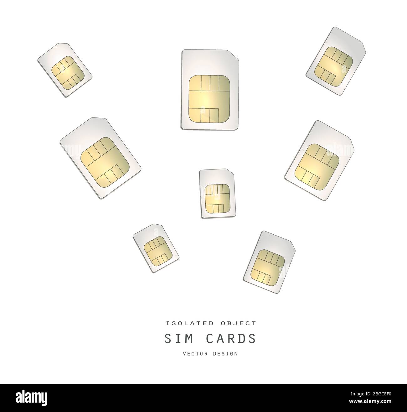 Sim cards Stock Vector Images - Alamy
