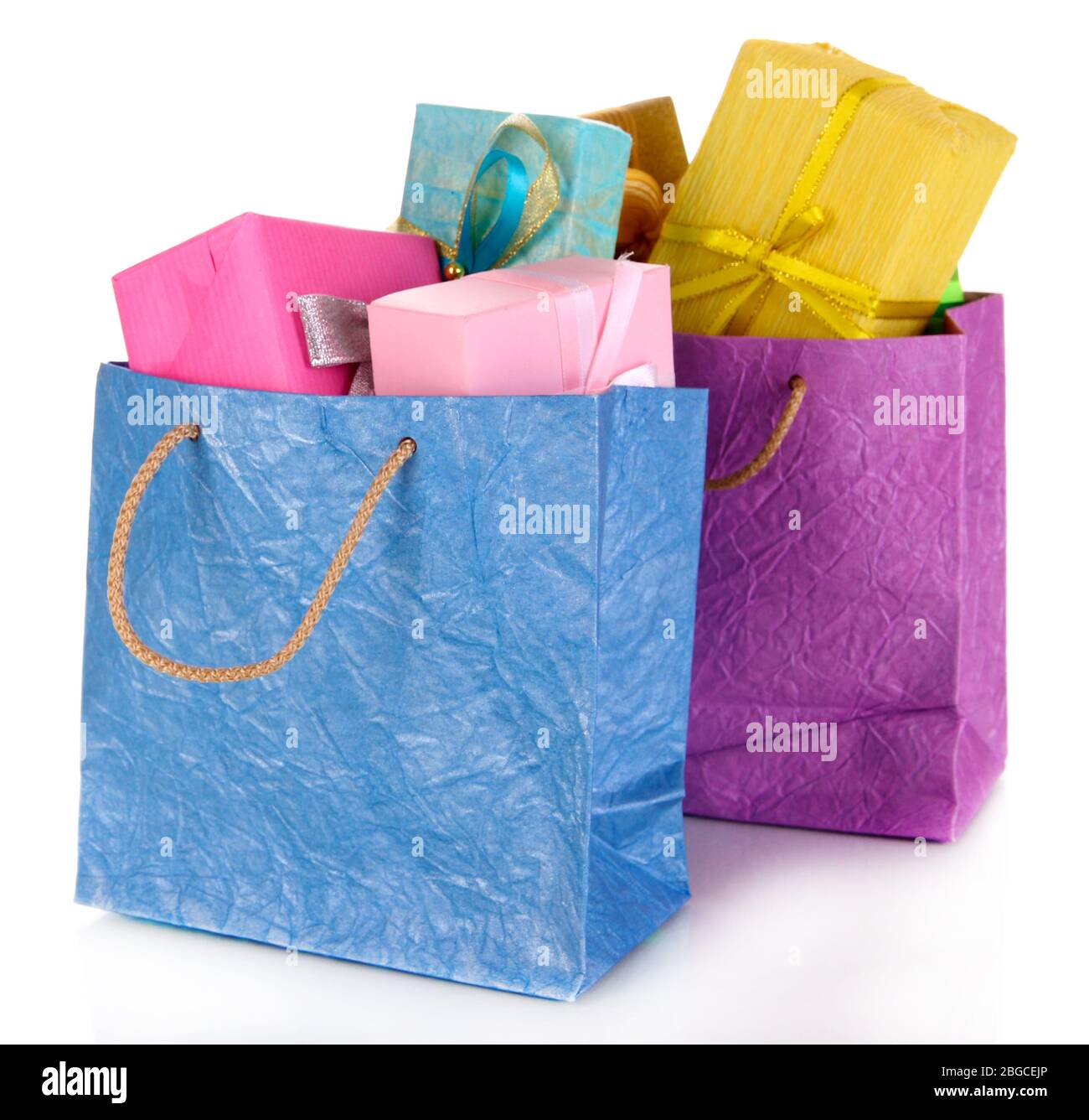 Presents in paper bags hi-res stock photography and images - Alamy