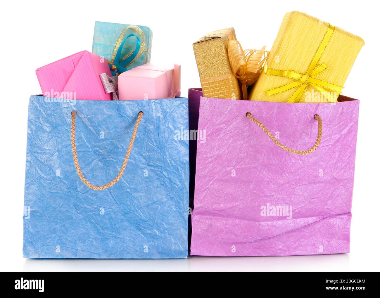 Presents in paper bags hi-res stock photography and images - Alamy
