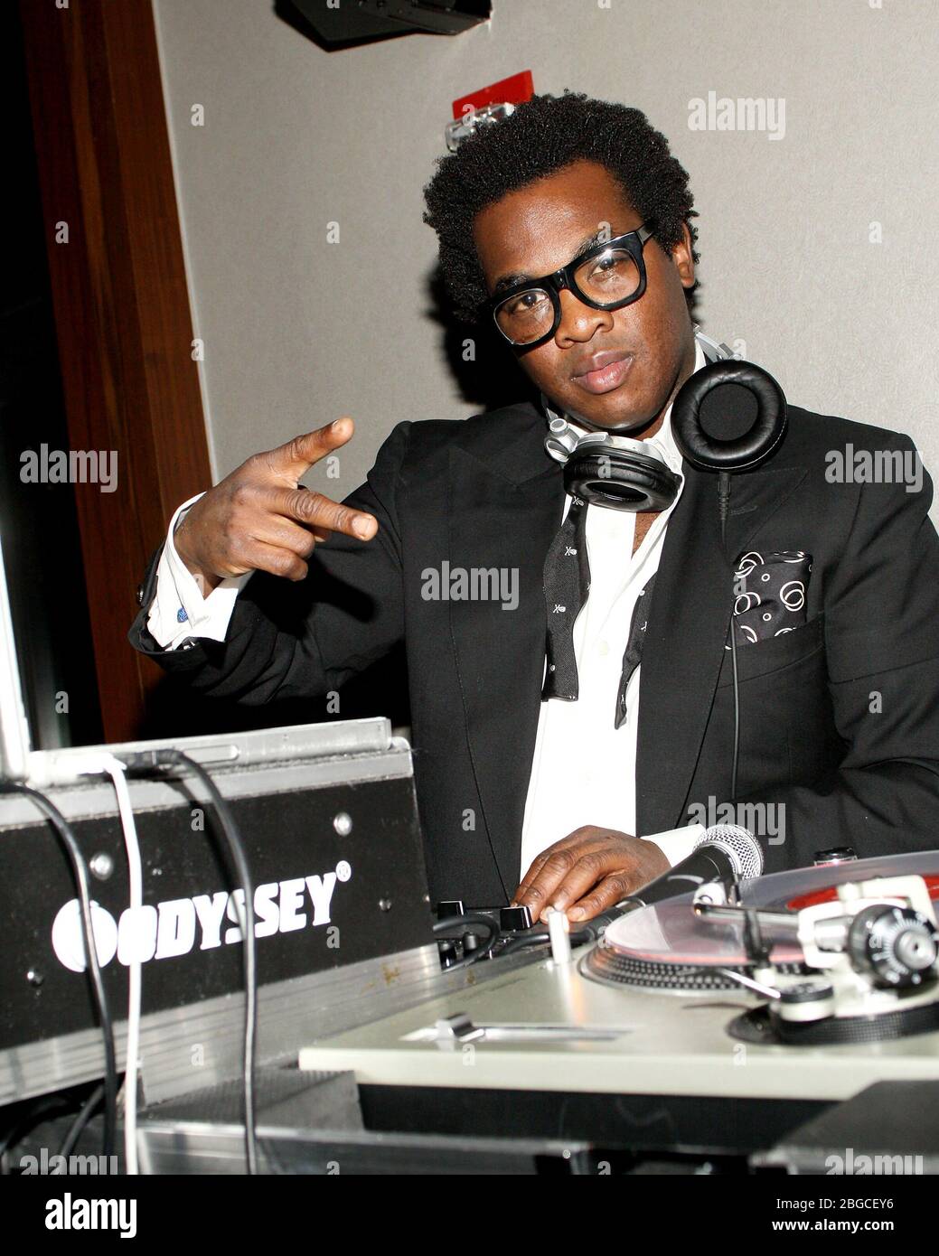 New York, NY, USA. 19 November, 2010. DJ Reach, performs at the ...