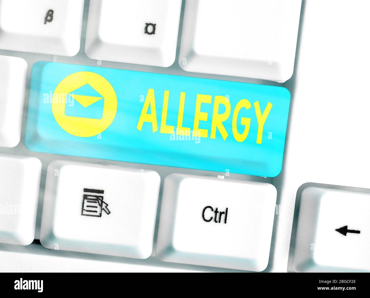 Handwriting text Allergy. Conceptual photo Hypersensitive of the immune ...