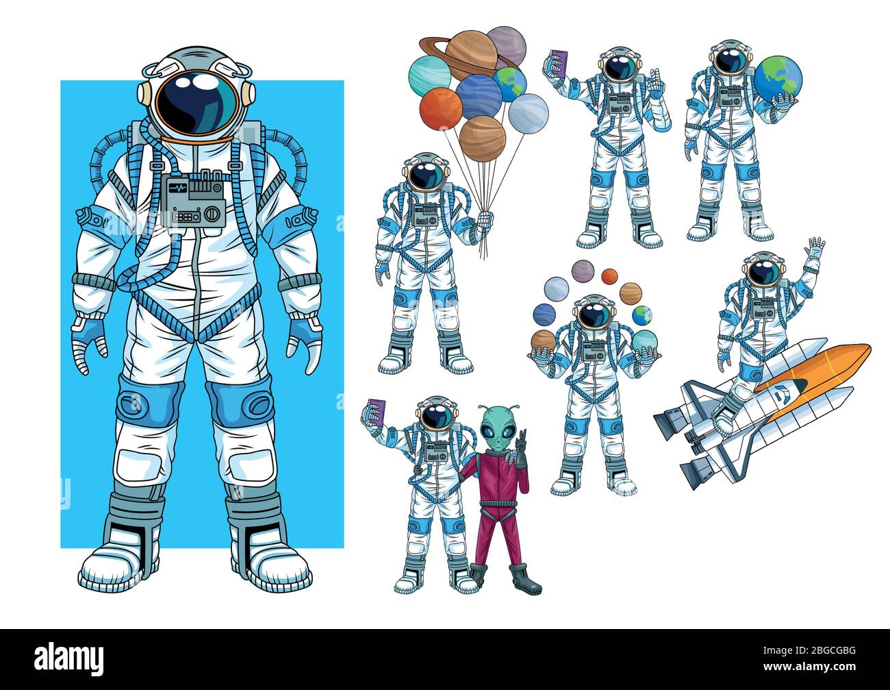 Planet launcher Stock Vector Images - Alamy