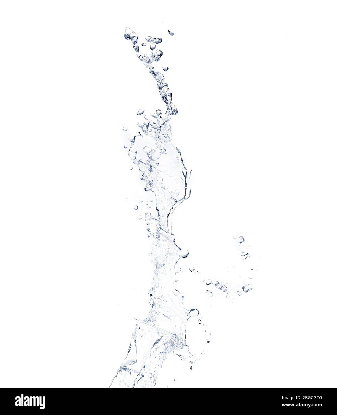Water splash isolated on white Stock Photo - Alamy