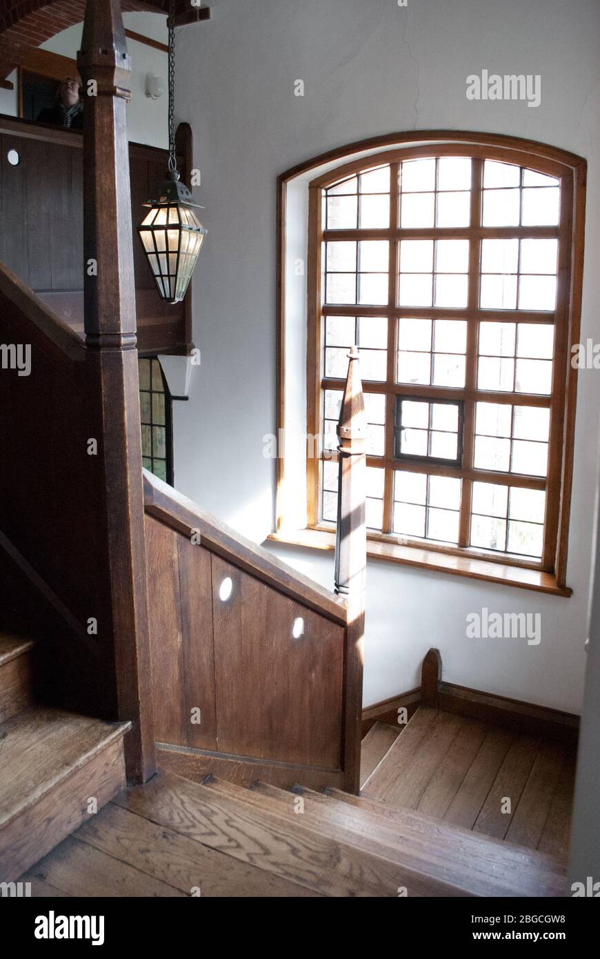 Red brick stairs house hi-res stock photography and images - Alamy