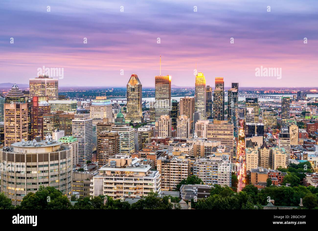 Montreal quebec mount royal hi-res stock photography and images - Alamy