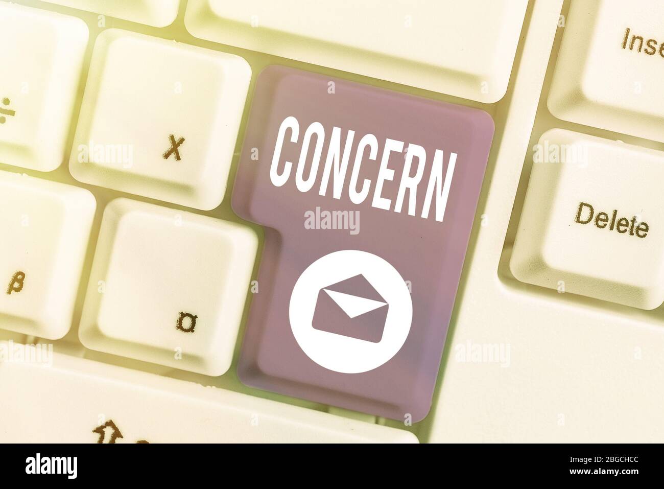 Word writing text Concern. Business photo showcasing to be important to ...