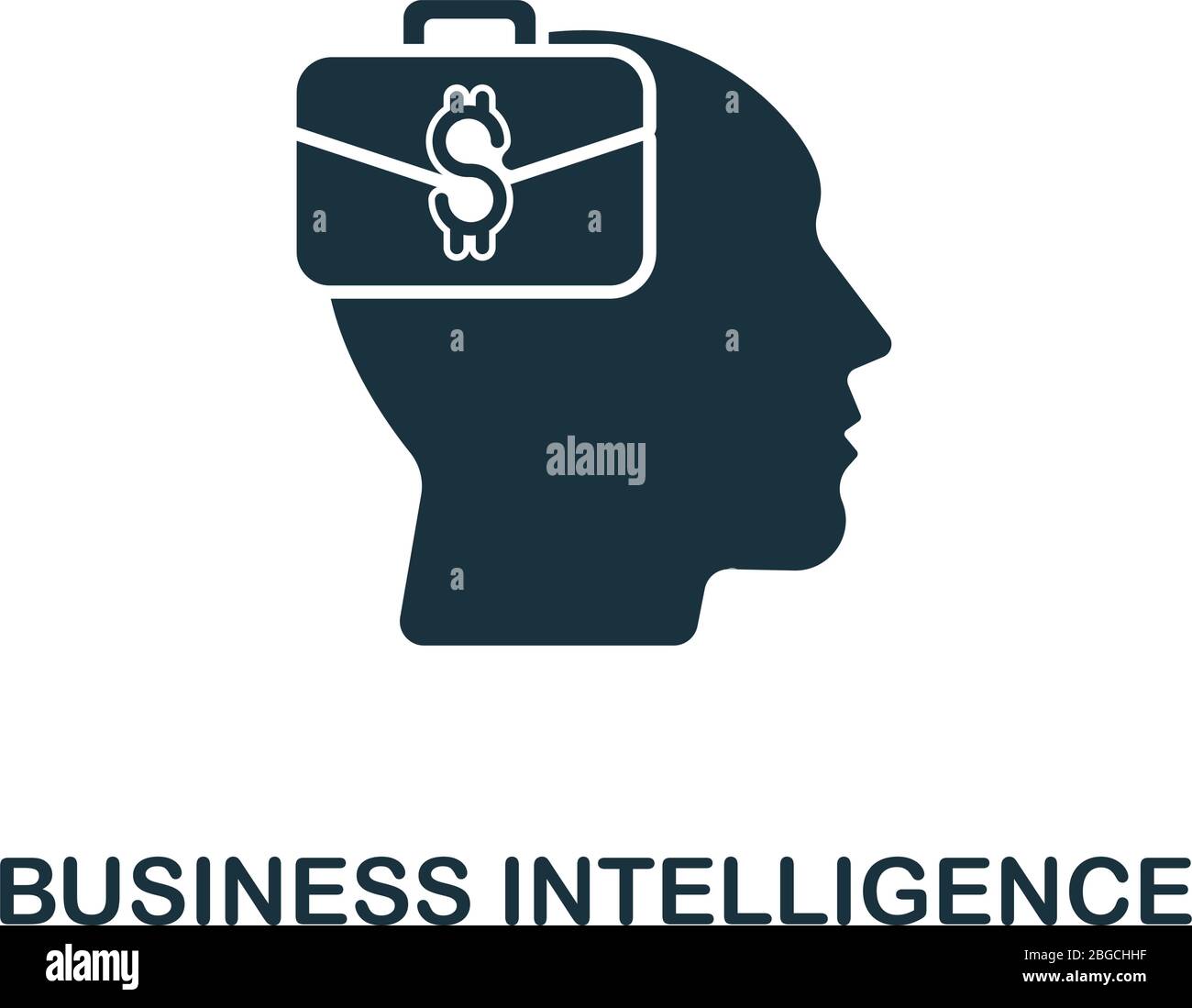 Business Intelligence icon from digitalization collection. Simple line ...