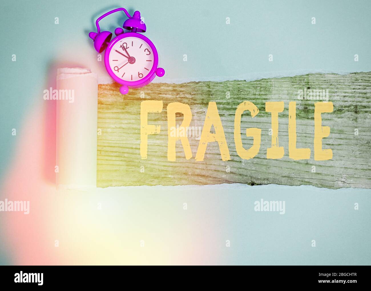 Conceptual hand writing showing Fragile. Concept meaning Breakable ...