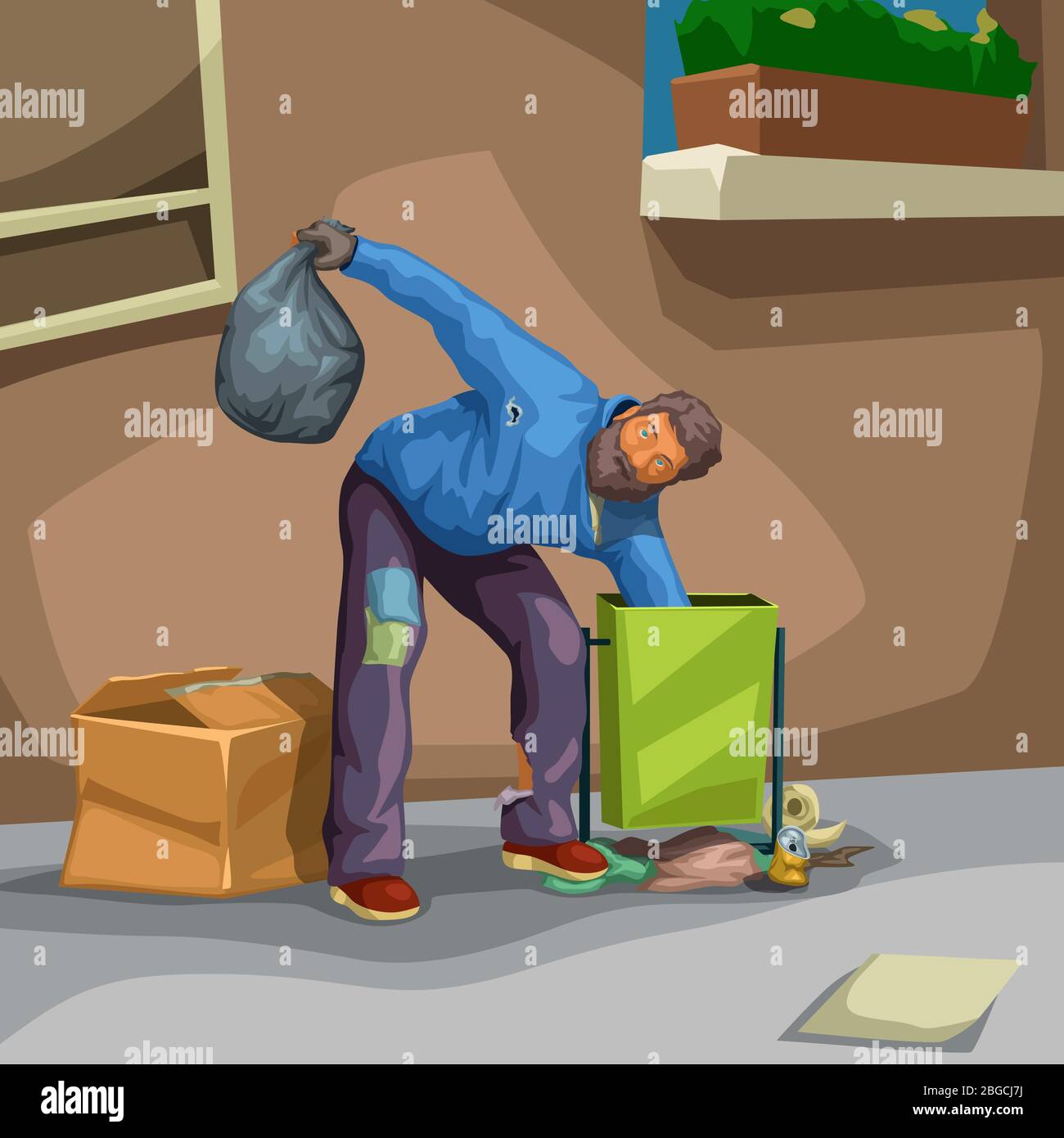 Very poor food Stock Vector Images - Alamy