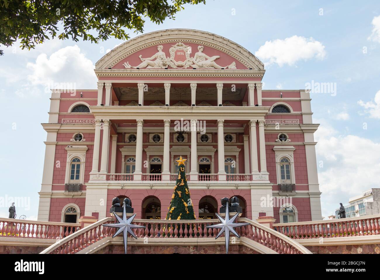 Amazon Theatre (Teatro Amazonas), an opera house completed in 1896 and ...