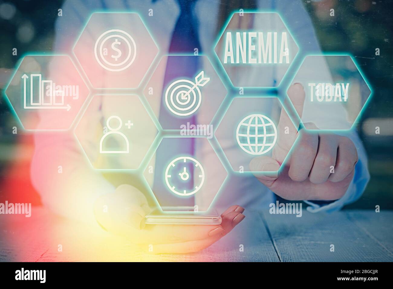 Text sign showing Anemia. Business photo text condition where there ...