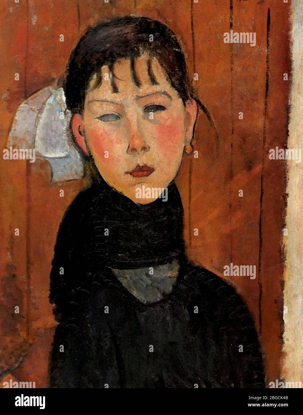 Vintage Modigliani portrait artwork by the famous Italian master ...