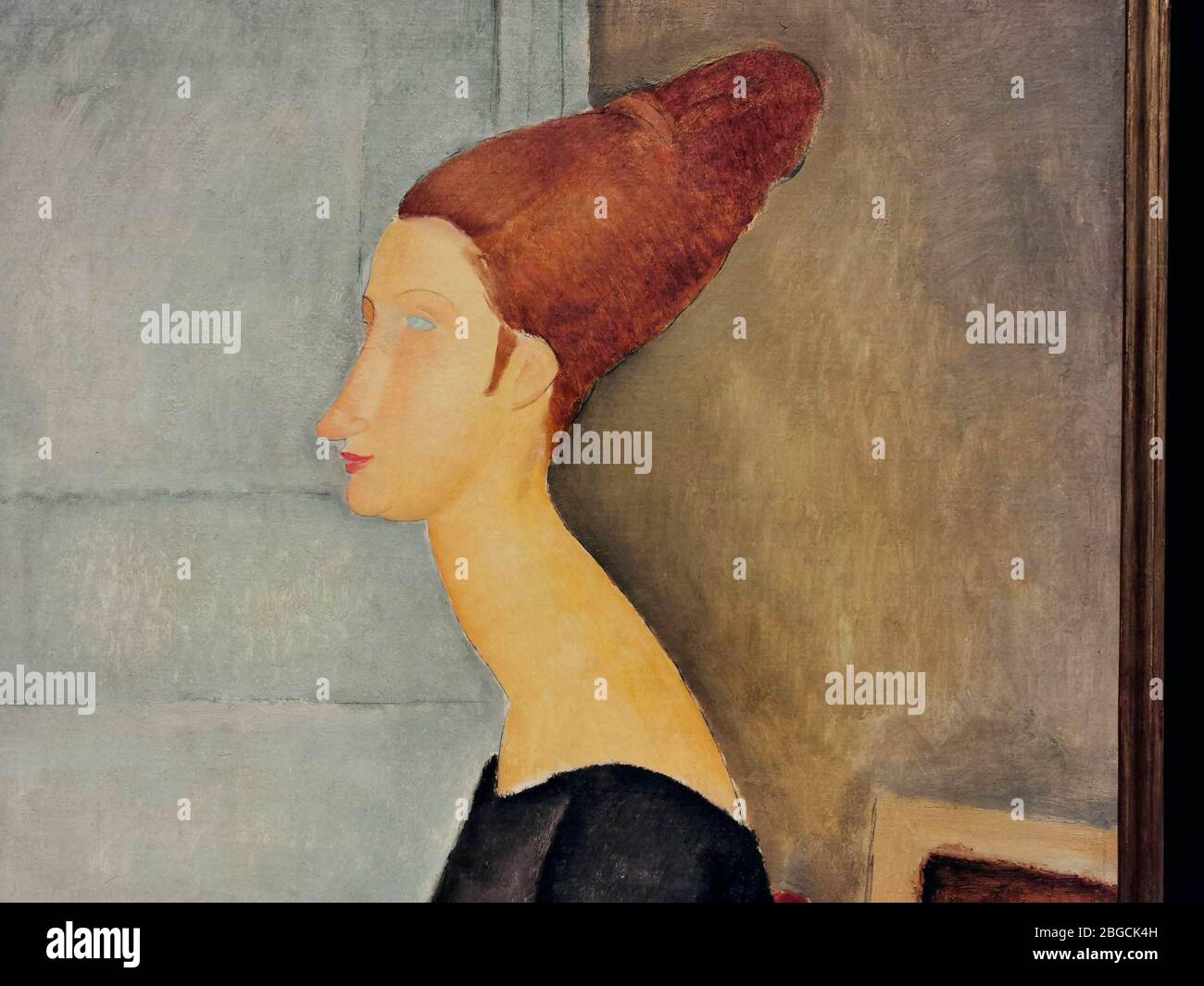 Vintage Modigliani portrait artwork by the famous Italian master ...