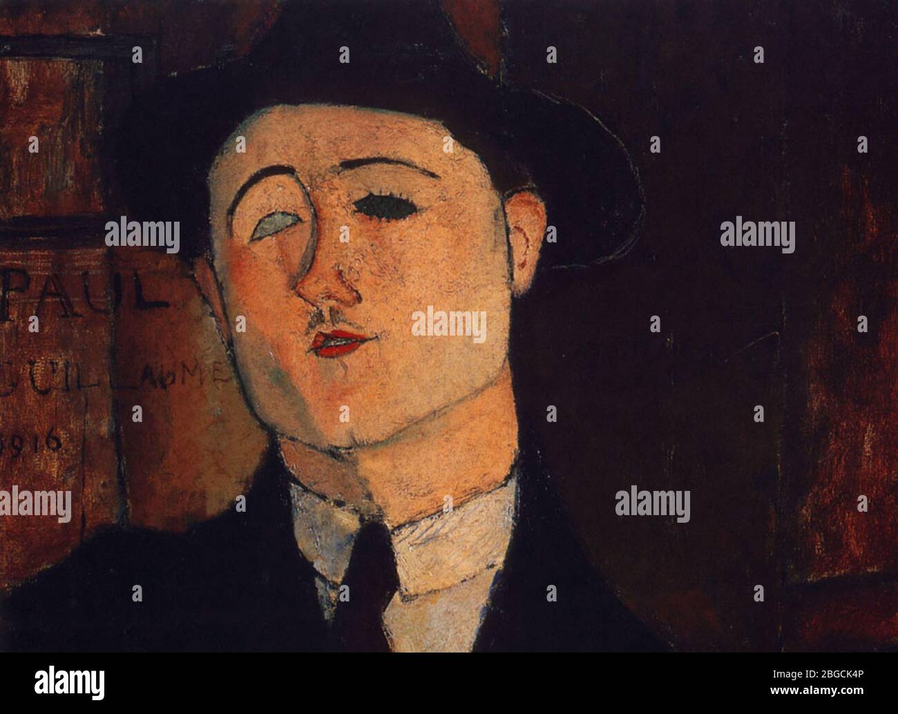 Vintage Modigliani portrait artwork by the famous Italian master ...