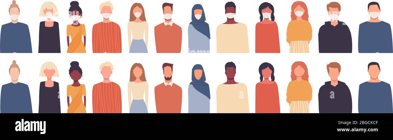 Group european men women Stock Vector Images - Alamy