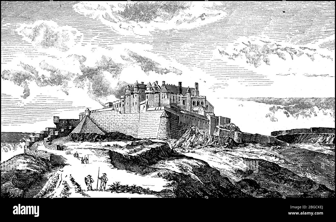 Stirling Castle is a castle in Scotland, here in 1693 / Stirling Castle ...