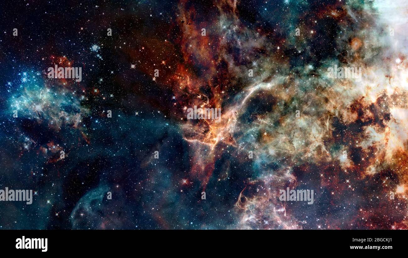 Beautiful space many light years far from the Earth. Elements of this ...