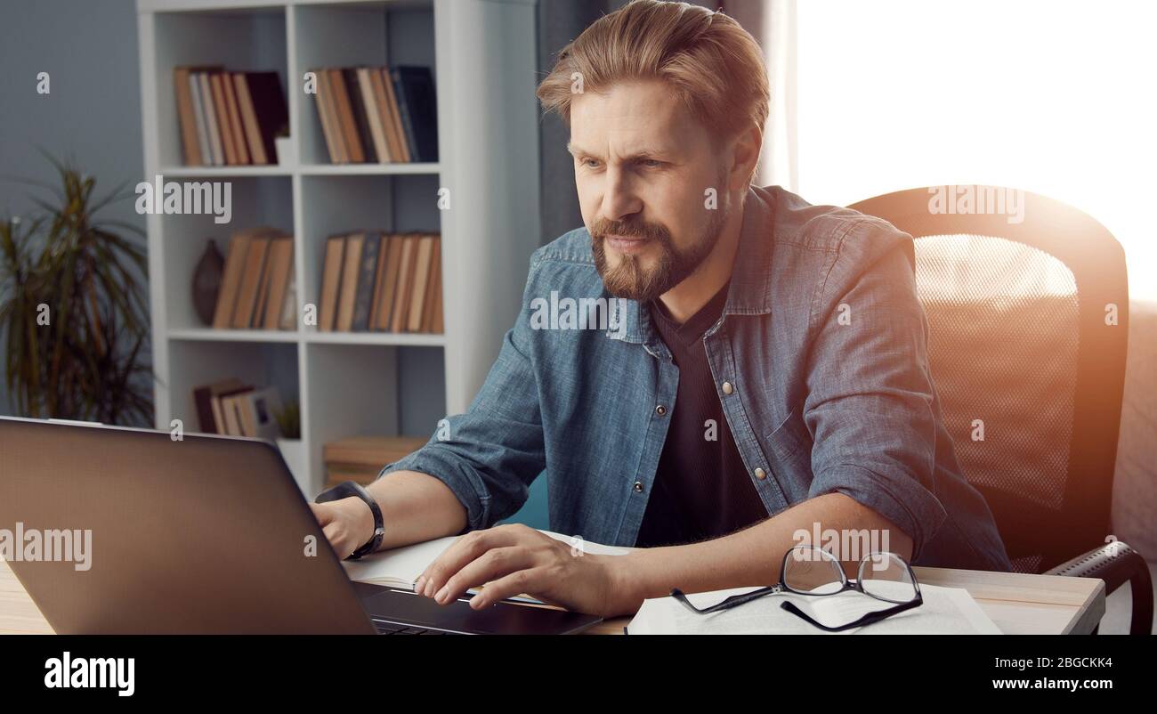 Busy working man using hi-res stock photography and images - Alamy