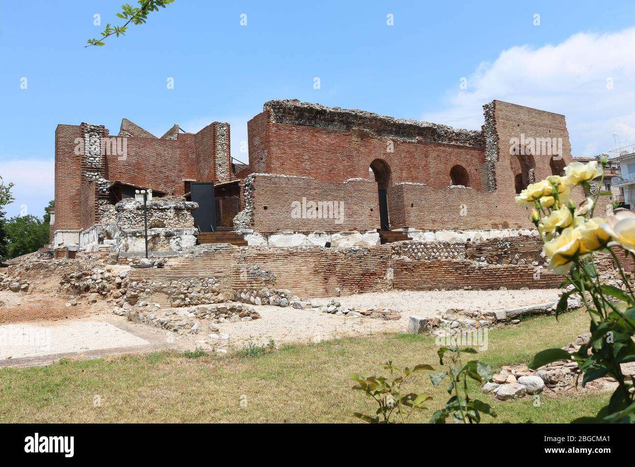 Ancient Roman Odeon in Patras, Greece Stock Photo - Alamy
