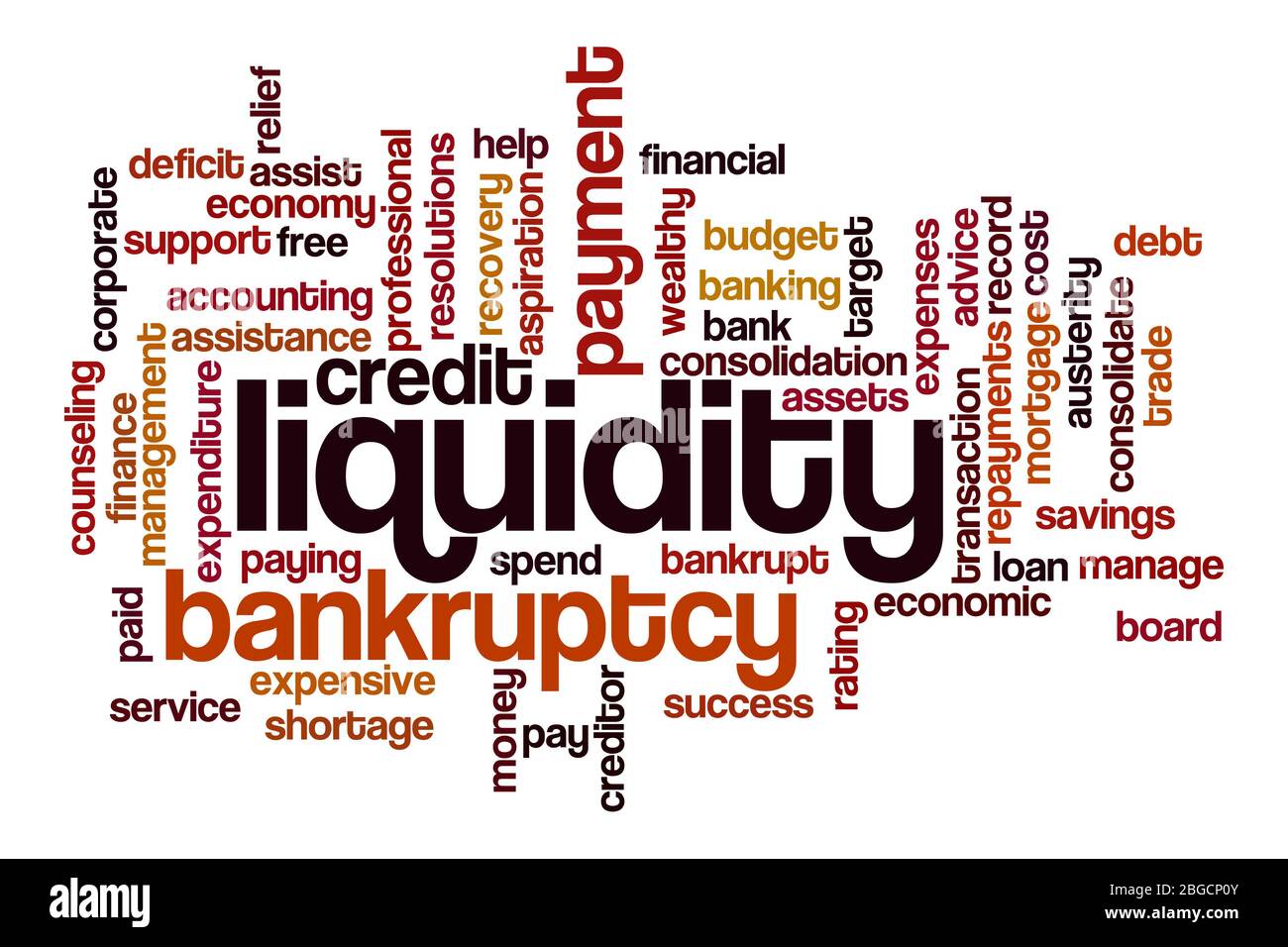 Liquidity word cloud concept on white background Stock Photo - Alamy