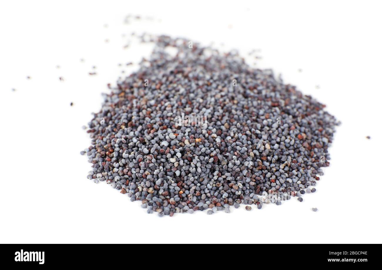 Closeup poppy seeds opium Cut Out Stock Images & Pictures - Alamy