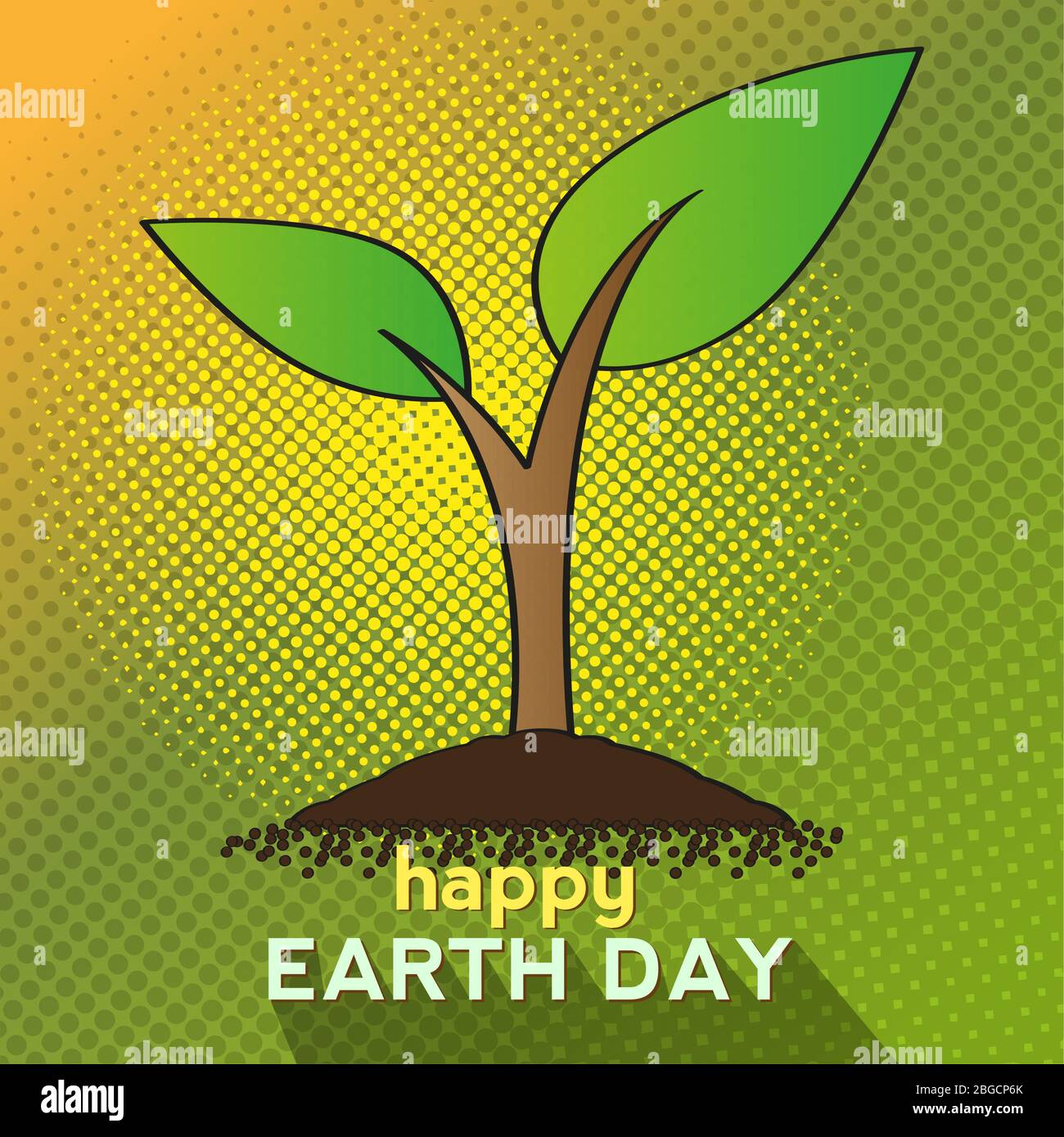 Happy earth day poster Stock Vector Image & Art - Alamy
