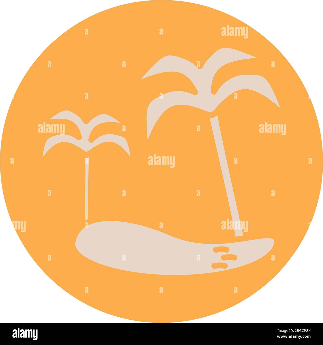 tree palms summer block style icon Stock Vector Image & Art - Alamy