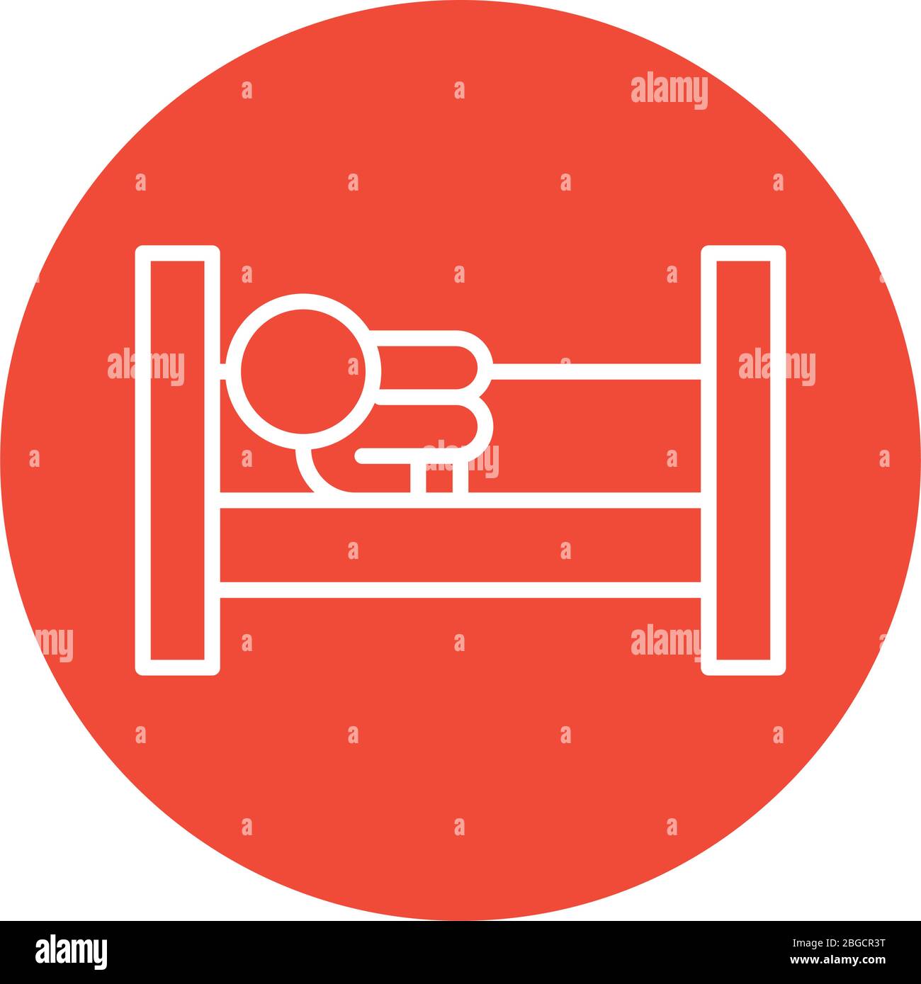 Sick person lying in Cut Out Stock Images & Pictures - Alamy