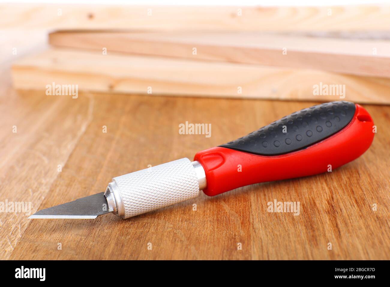 Wood carving tools close up Stock Photo - Alamy