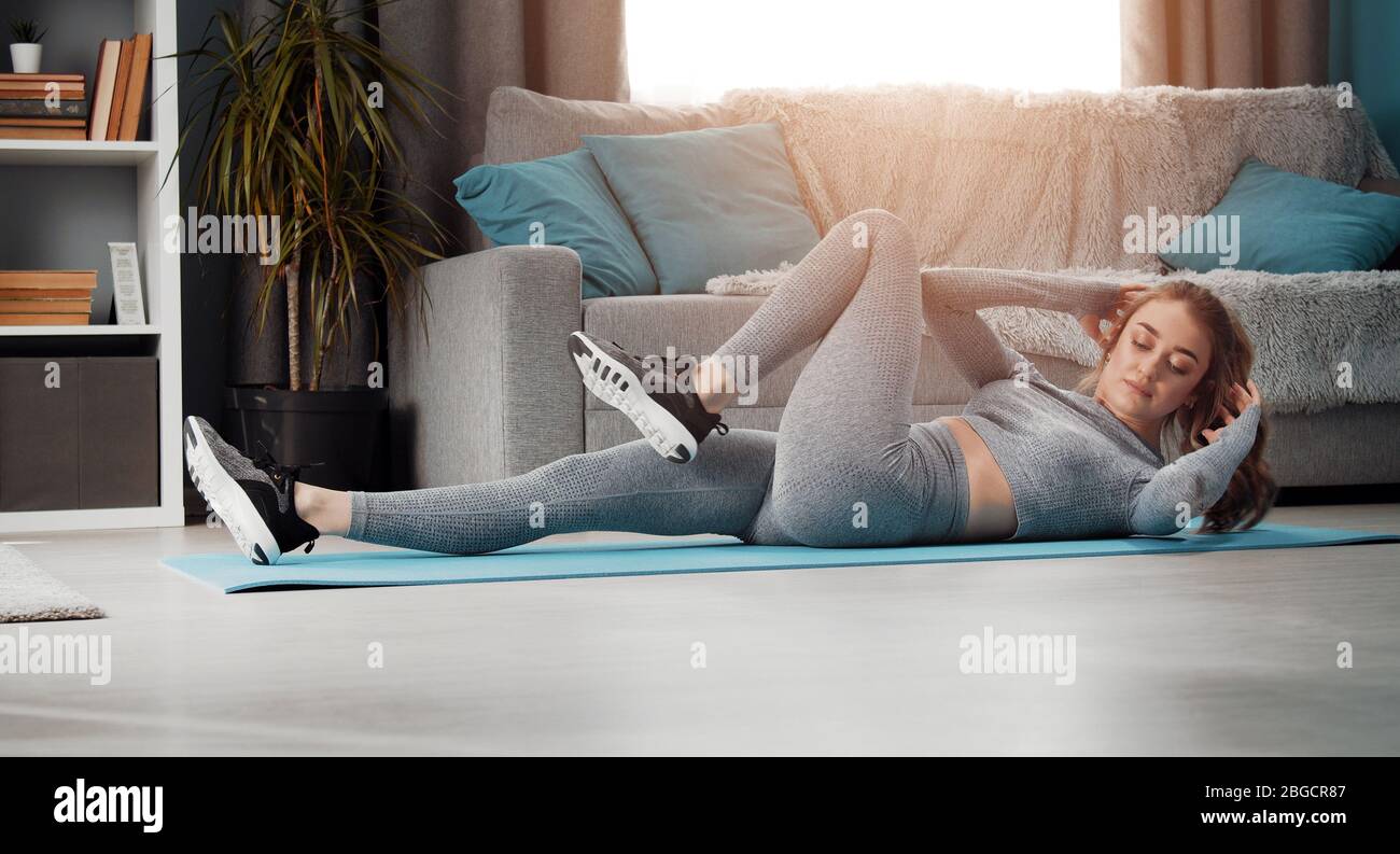 Female stomach strong hi-res stock photography and images - Alamy