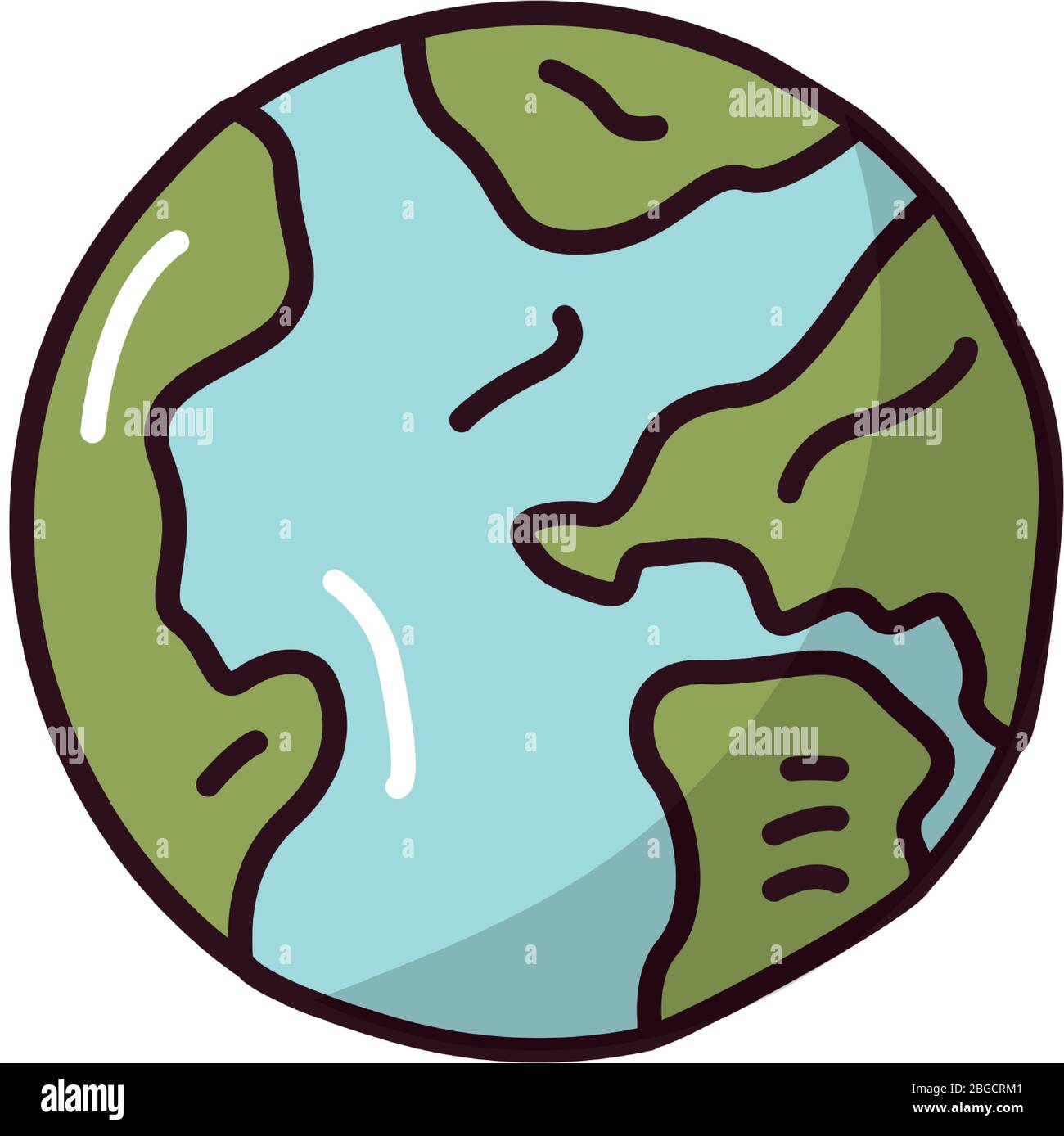 world planet earth fill style icon Stock Vector Image & Art - Alamy
