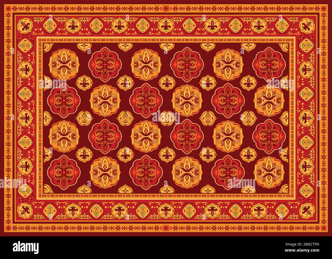 Persian rug pattern hi-res stock photography and images - Alamy