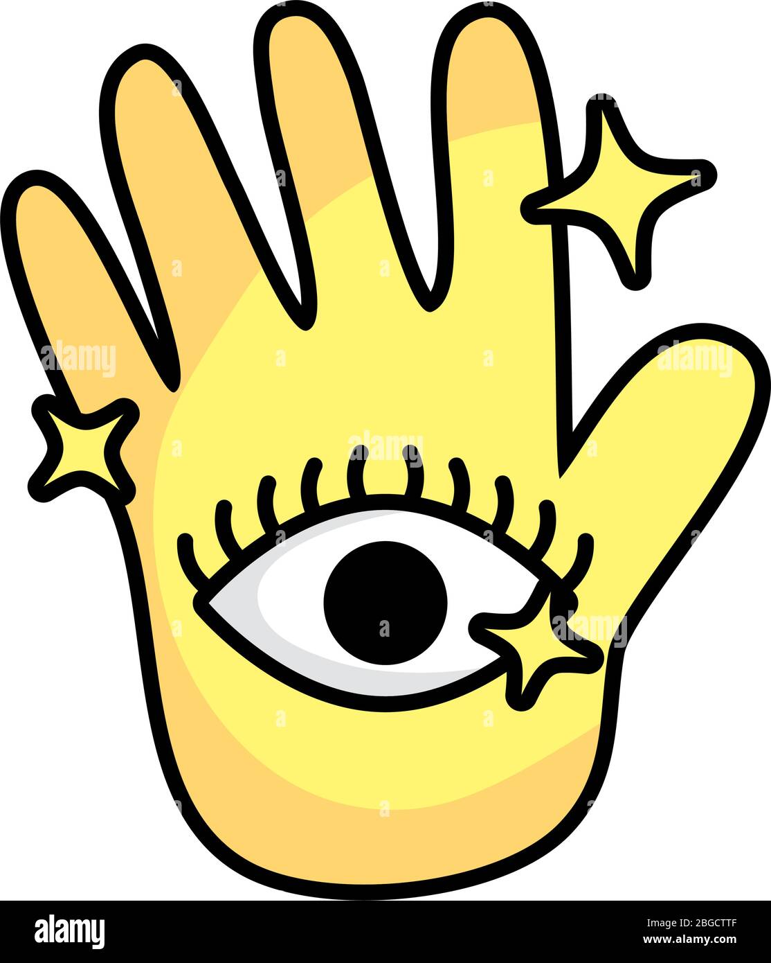 Magician hands Stock Vector Images - Alamy