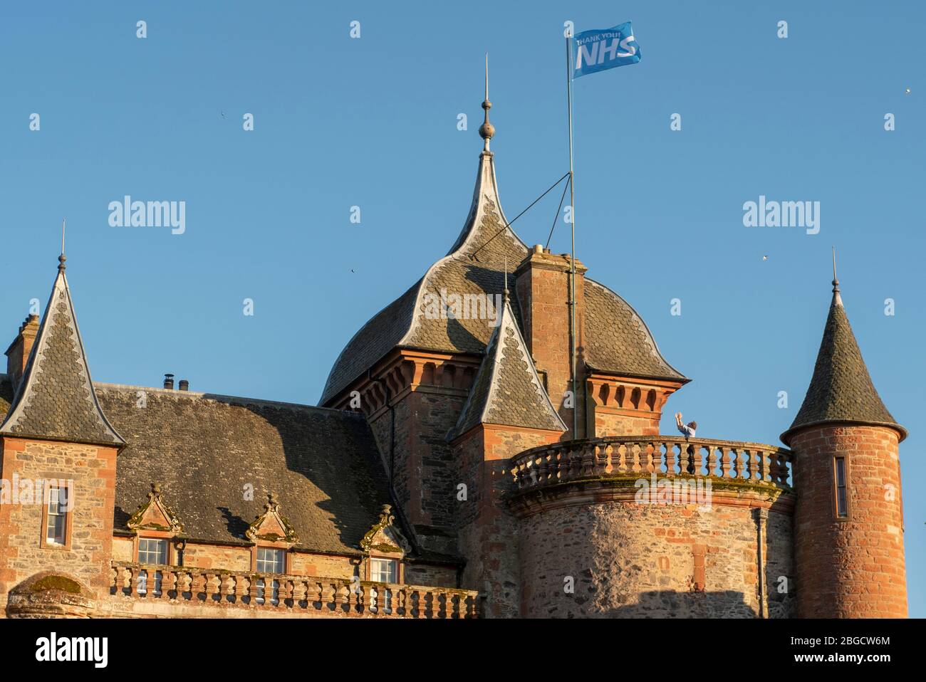 Lauder, Scottish Borders. Scotland, UK. 20th Apr, 2020. Thirlestane ...