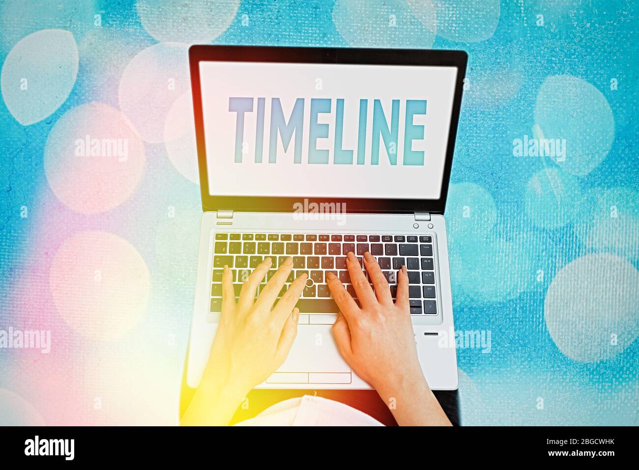 Handwriting text Timeline. Conceptual photo graphical representation of ...