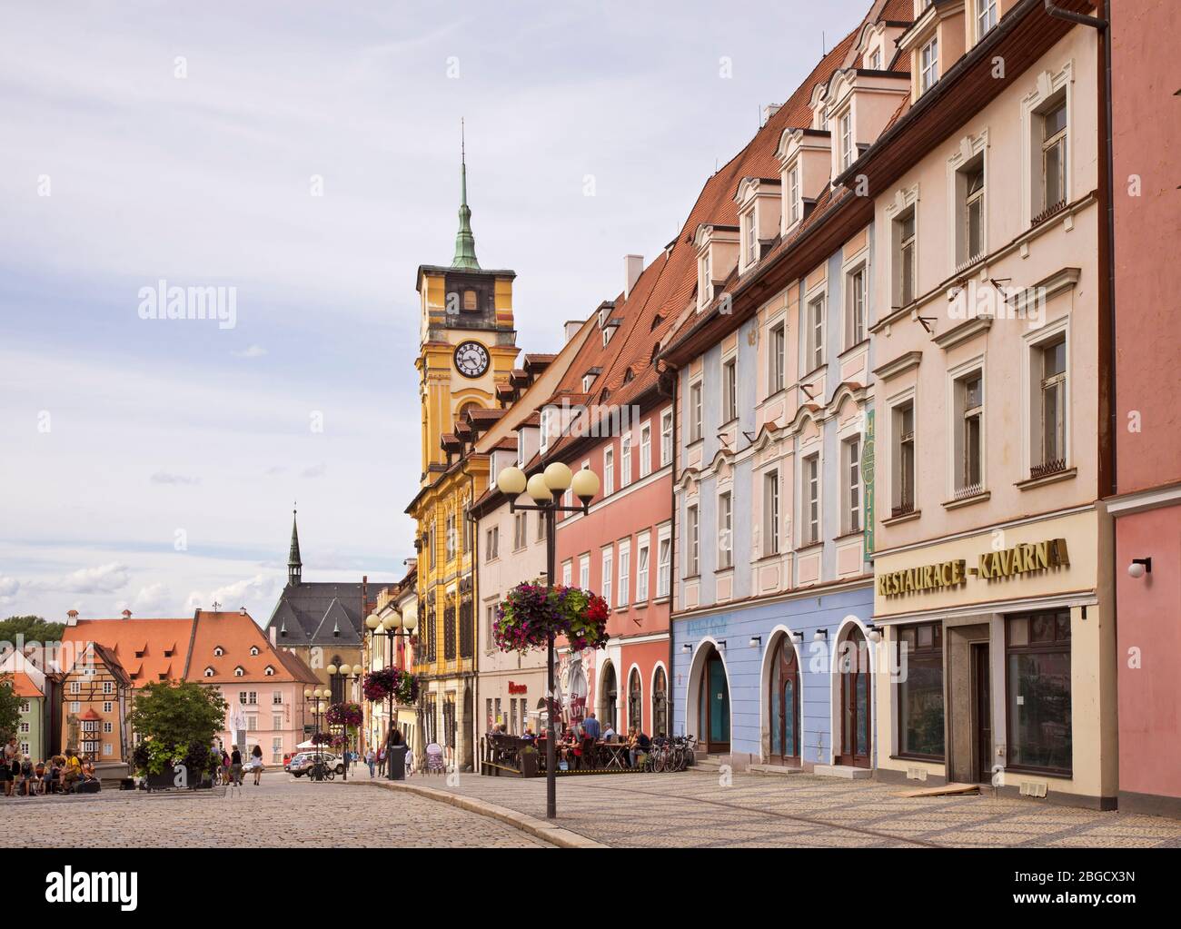 Square of King George of Podebrady – Market square in Cheb. Czech ...