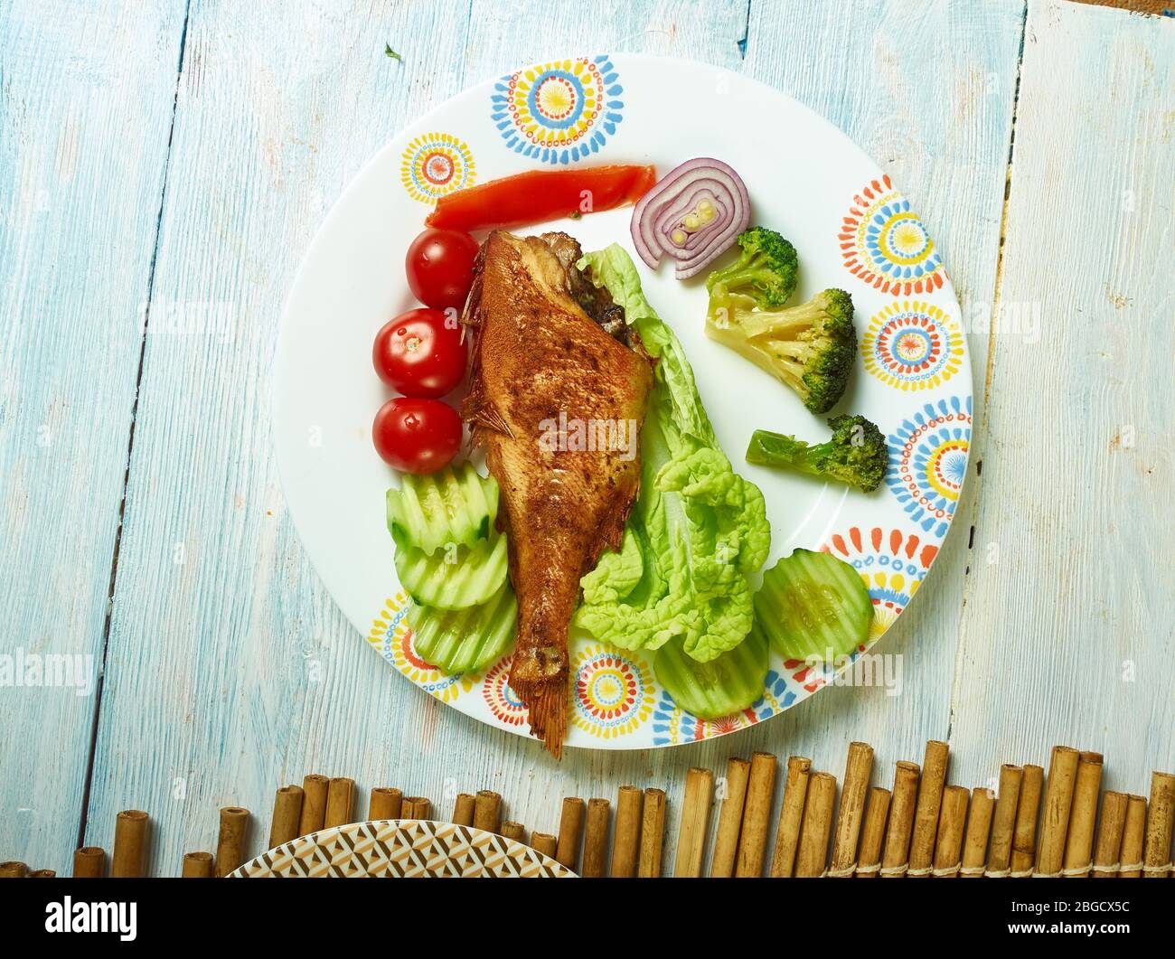 Pargo Rojo marinado - mexicano Pescado Entero, Whole fried Fish, Red ...