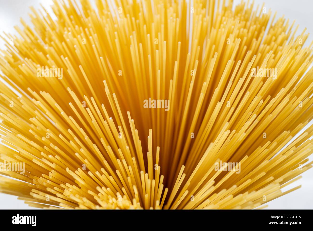 Abstract shot of dried spaghetti pasta Stock Photo - Alamy