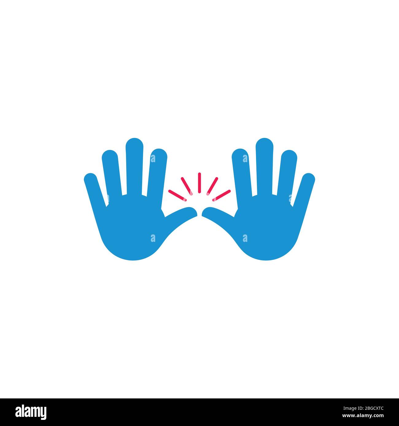 hand shine clean symbol vector Stock Vector Image & Art - Alamy