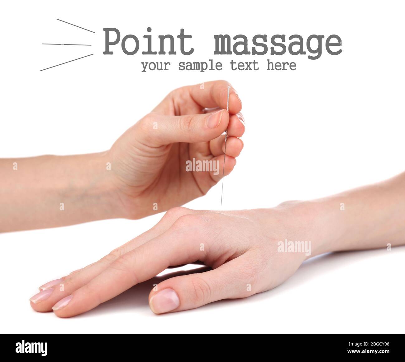 Acupressure point hands hi-res stock photography and images - Alamy