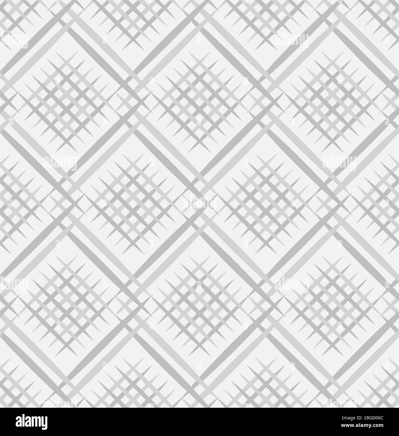 Diagonal lines gride seamless texture, vector fabric pattern background ...