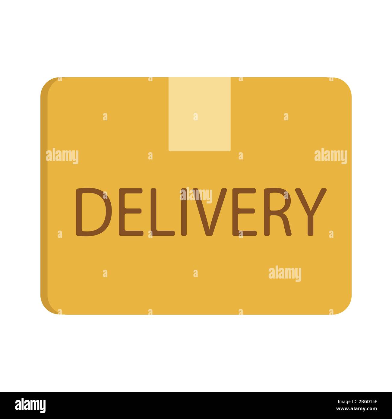 Cardboard box deliveries Stock Vector Images - Alamy