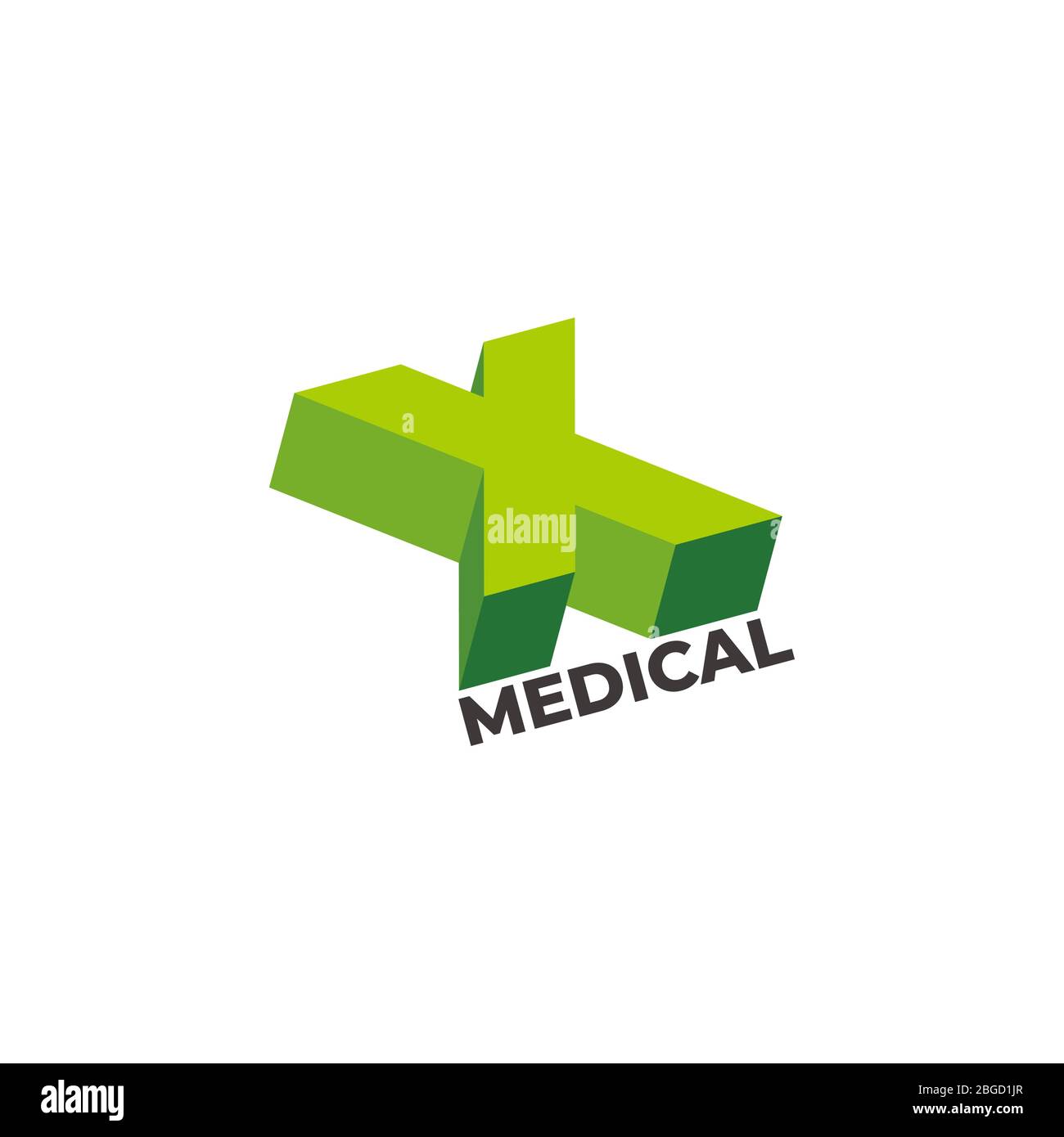 letter x plus medical 3d symbol logo vector Stock Vector Image & Art ...