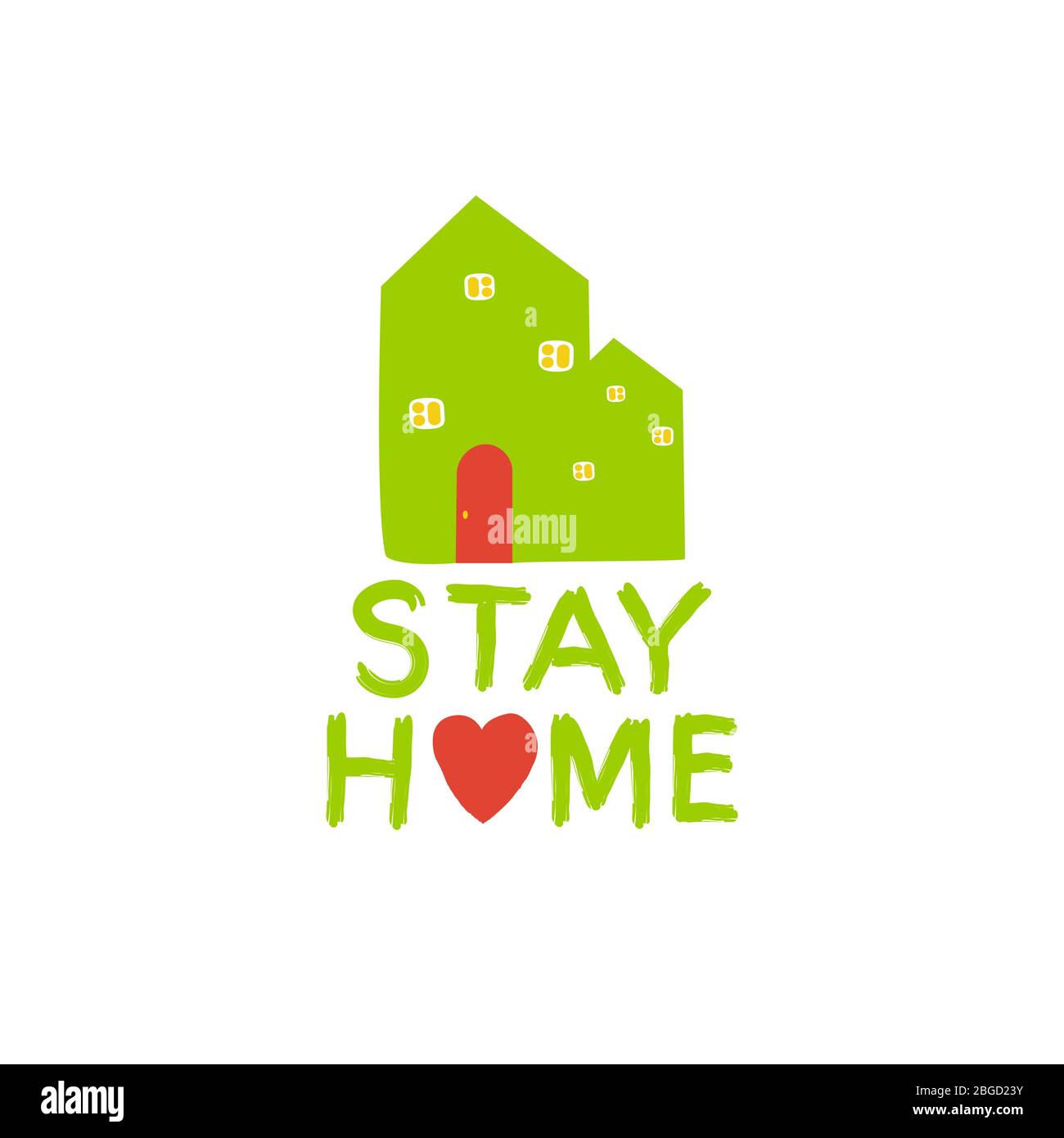 Cute apartment building Stock Vector Images - Alamy