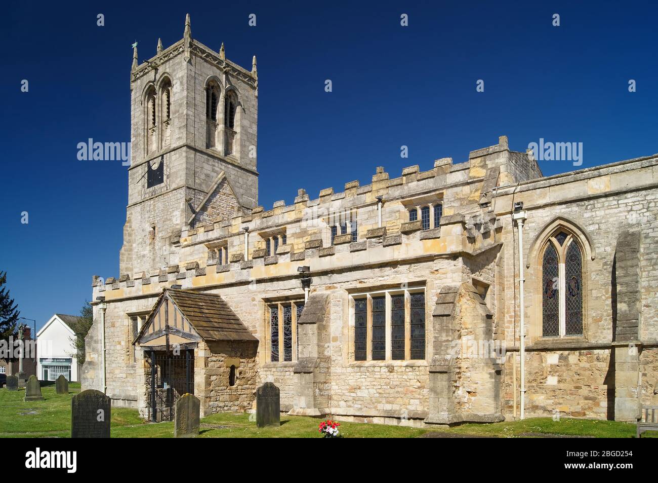 UK,South Yorkshire,Doncaster,Sprotbrough,St Mary's Church Stock Photo ...