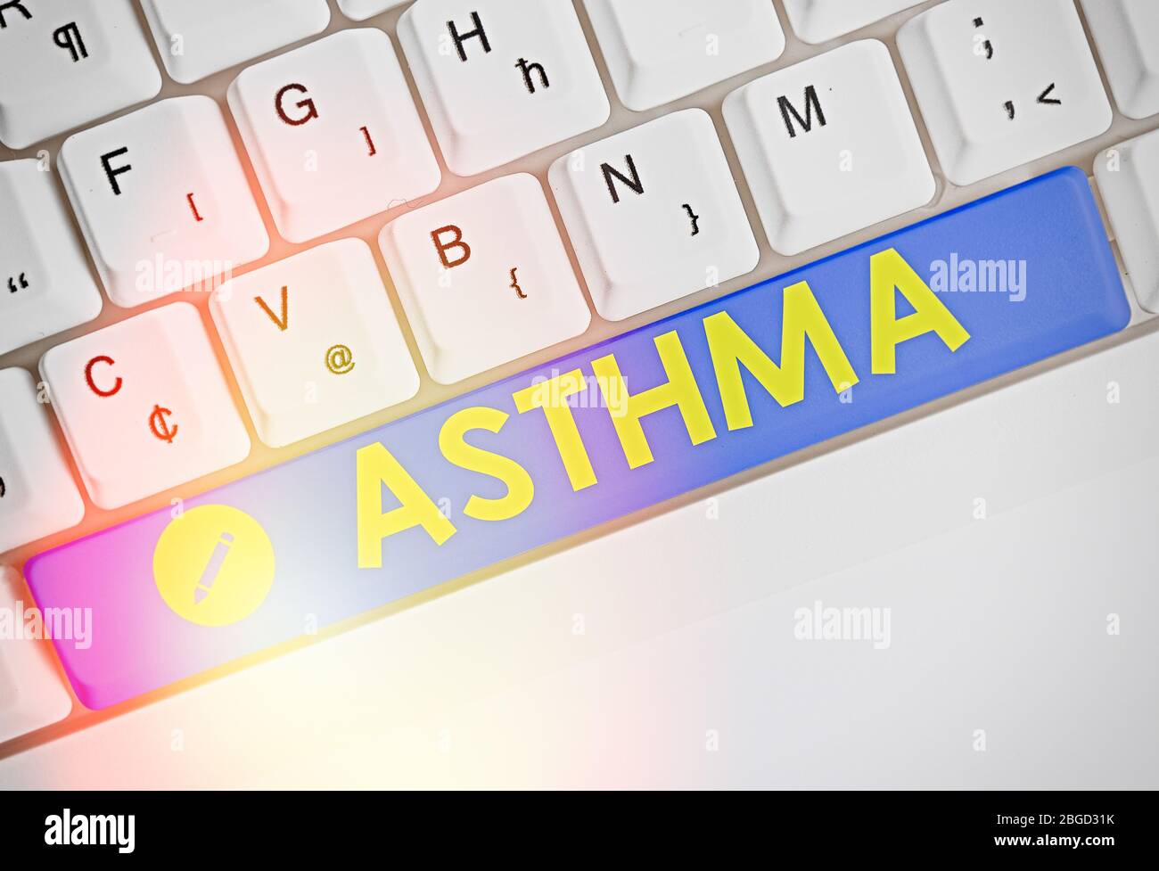 Word writing text Asthma. Business photo showcasing Respiratory ...